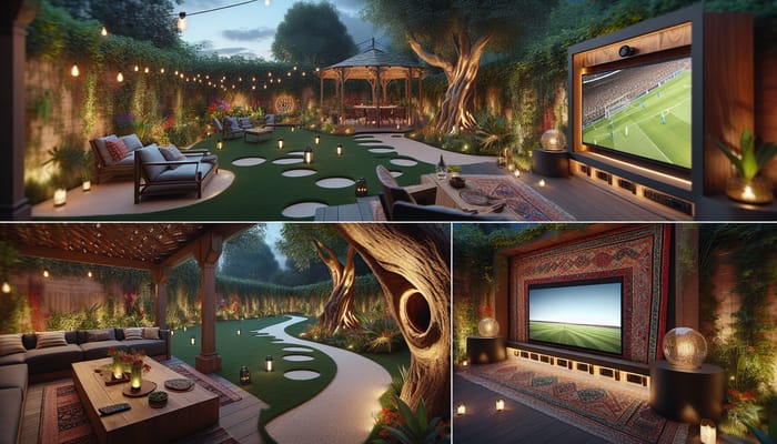 Outdoor TV Setup Ideas for Your Perfect Backyard Oasis | AI Art ...