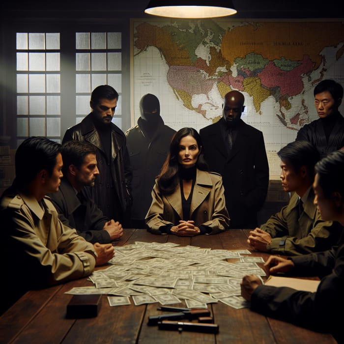 Crime Syndicate in Gritty Realism | AI Art Generator | Easy-Peasy.AI