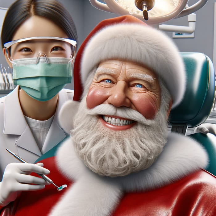 Santa Claus Dental Visit: Keeping Festive Smile Bright | AI Art ...