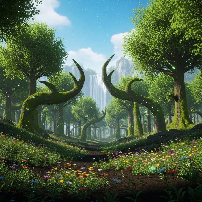 The Forest in the Year 3000: A Futuristic Nature Vision | AI Art ...