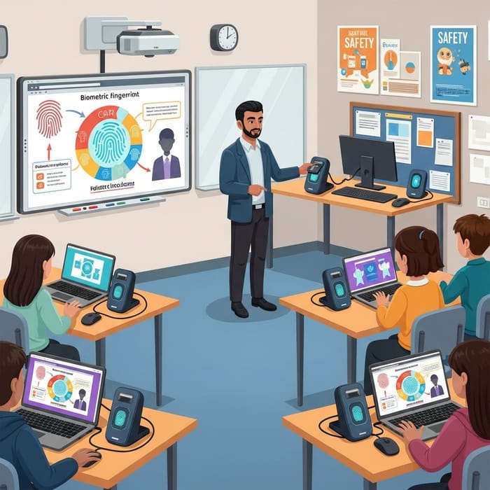 Digital Fingerprint Management in Schools | AI Art Generator | Easy ...