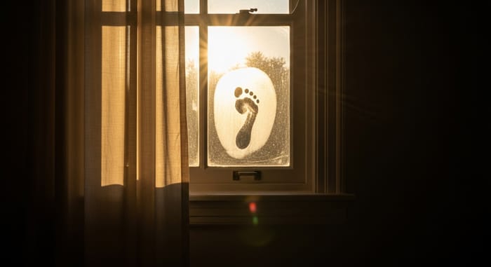 Sunlit Footprint by Window | Radiant Glow Detail | AI Art Generator ...