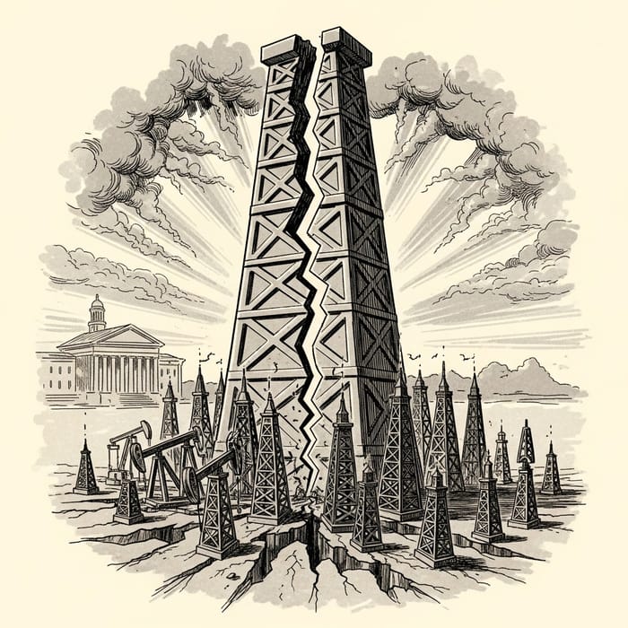 1911 Supreme Court Ruling: Standard Oil Monopoly Dissolution | AI Art ...