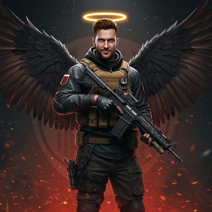 Cool Lucifer Angel Character in Call of Duty | AI Art Generator | Easy ...