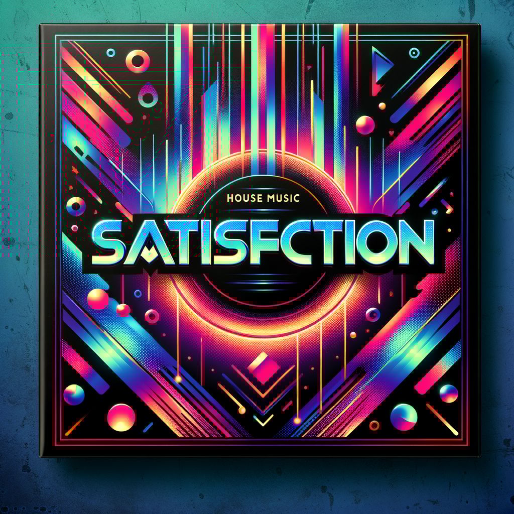 Satisfaction - Vibrant House Music Album Cover Design | AI Art ...