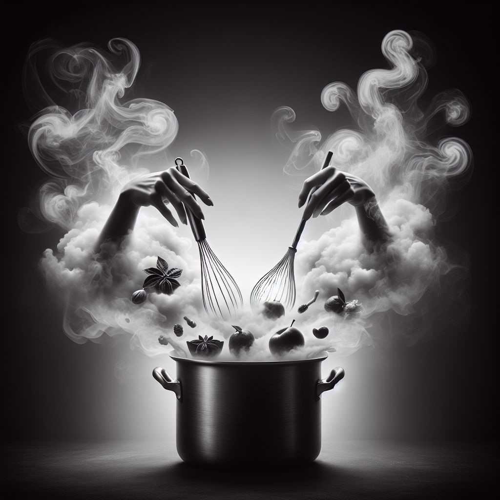 Mystical Cooking: Enigmatic Cauldron Scene | AI Art Generator | Easy ...