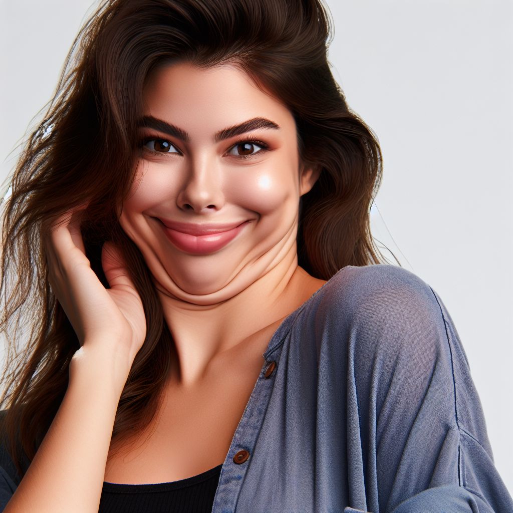 Confident Beauty: Embracing Unique Features with Radiant Smile | AI Art ...