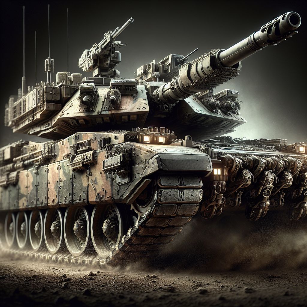 Heavy-duty Military Tank for Battle - Robust Design | AI Art Generator ...
