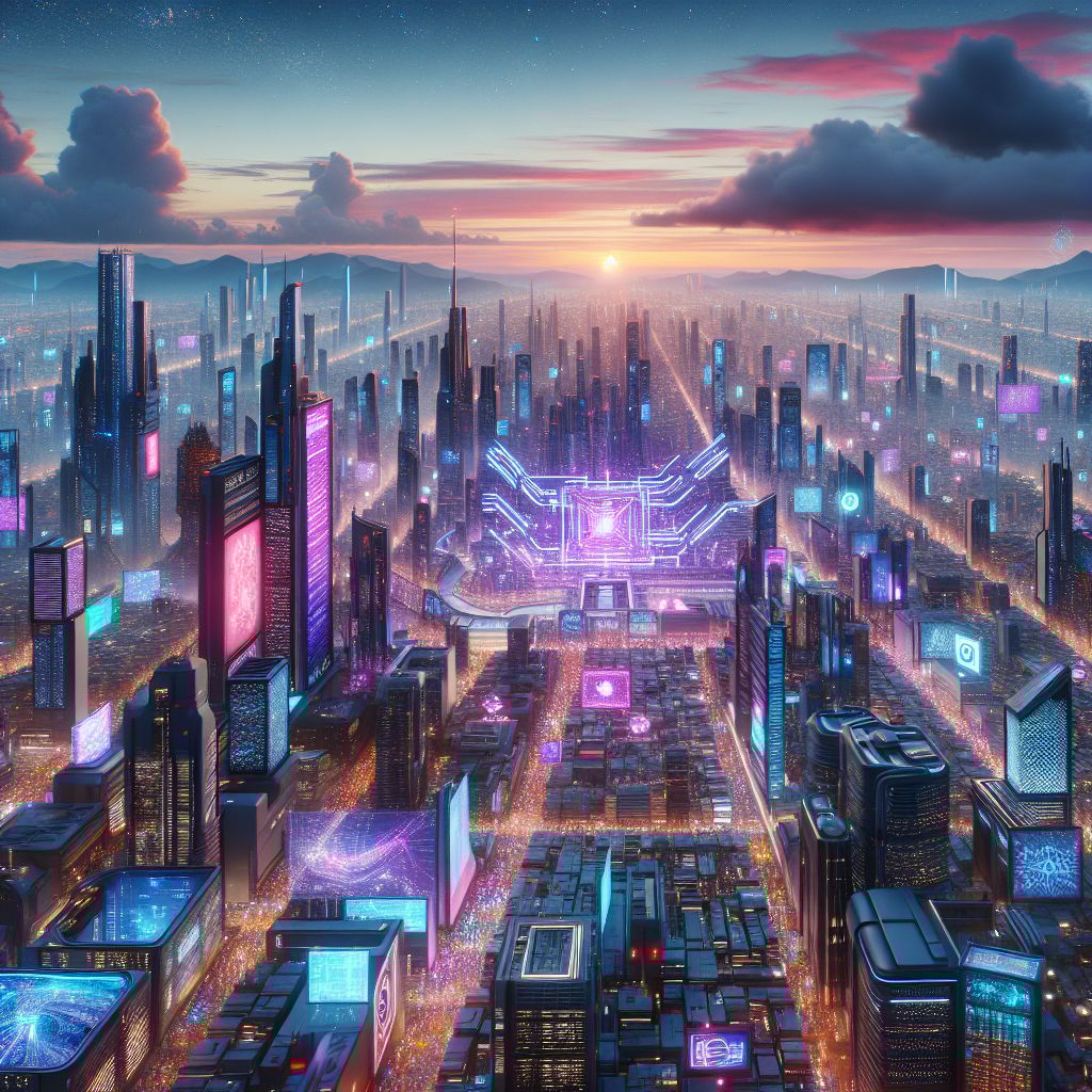 Futuristic Metropolis - Global Architectural Marvel in Digital Realm ...