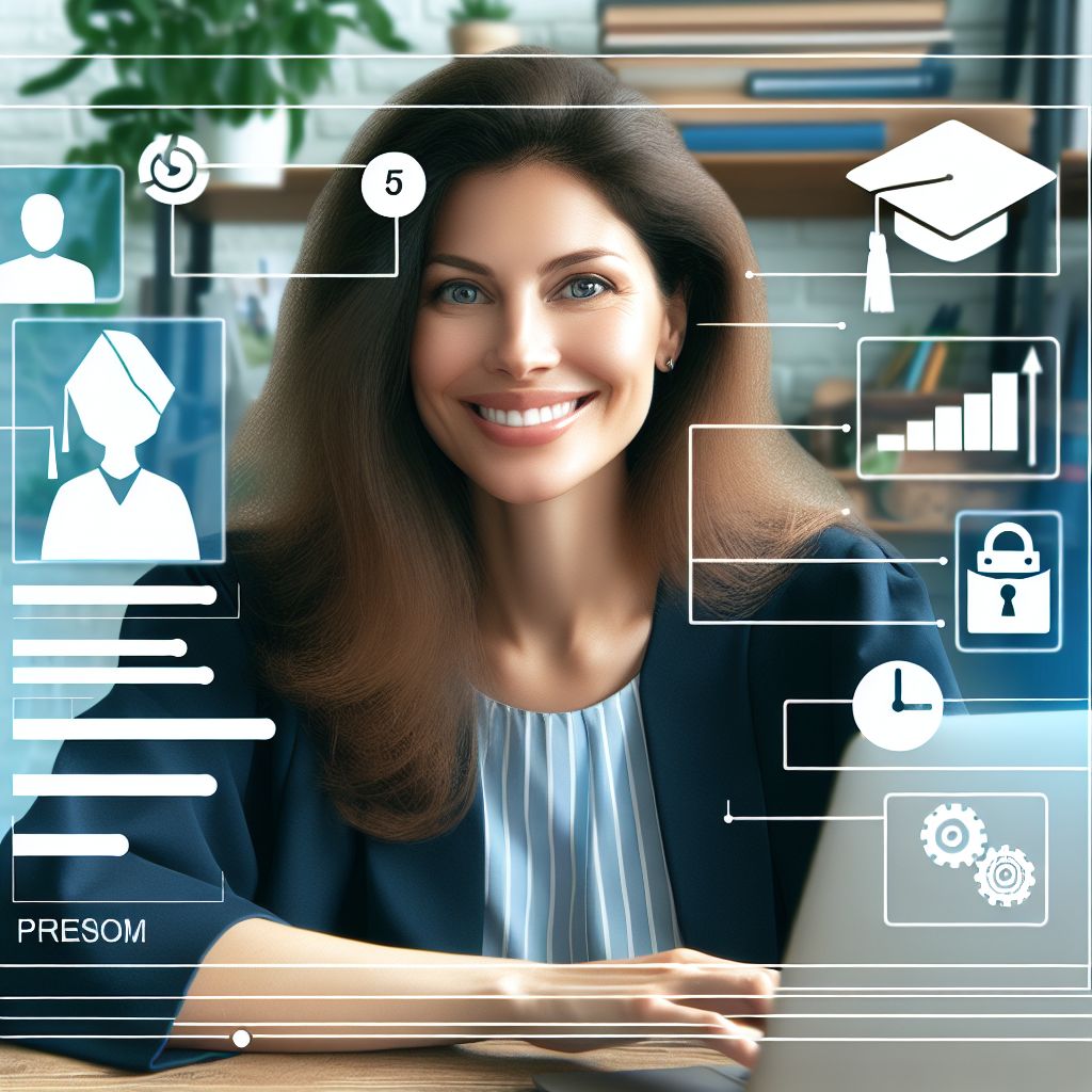 Successful Career Growth: A Graduate's Journey to Contentment | AI Art ...