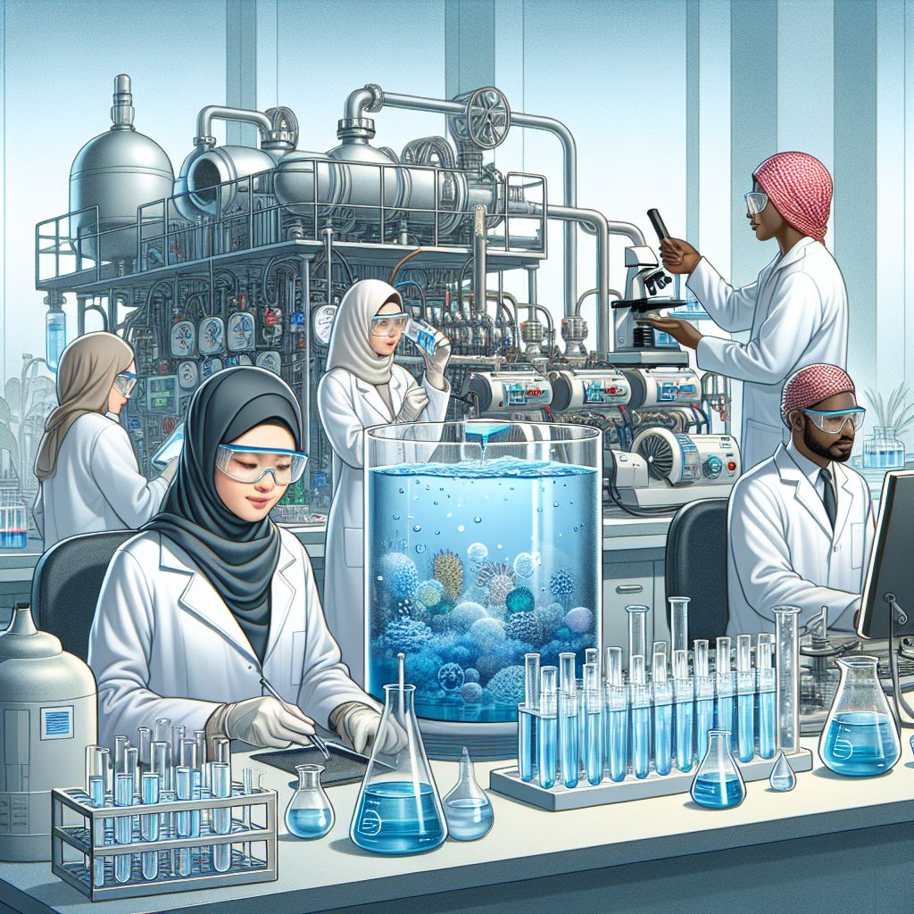 Water Purification Process: Diverse Scientist Team in Lab | AI Art ...