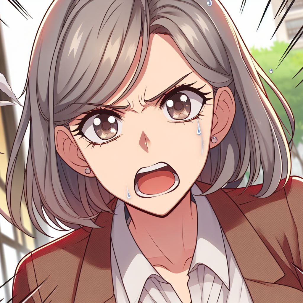 Angry Female Character Expressing Emotion | AI Art Generator | Easy ...