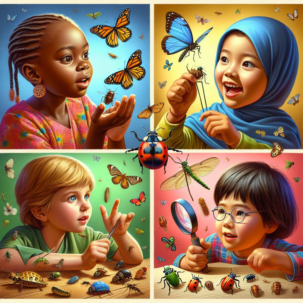 Children Engaging with Insects - Innocence of Childhood Fascination ...