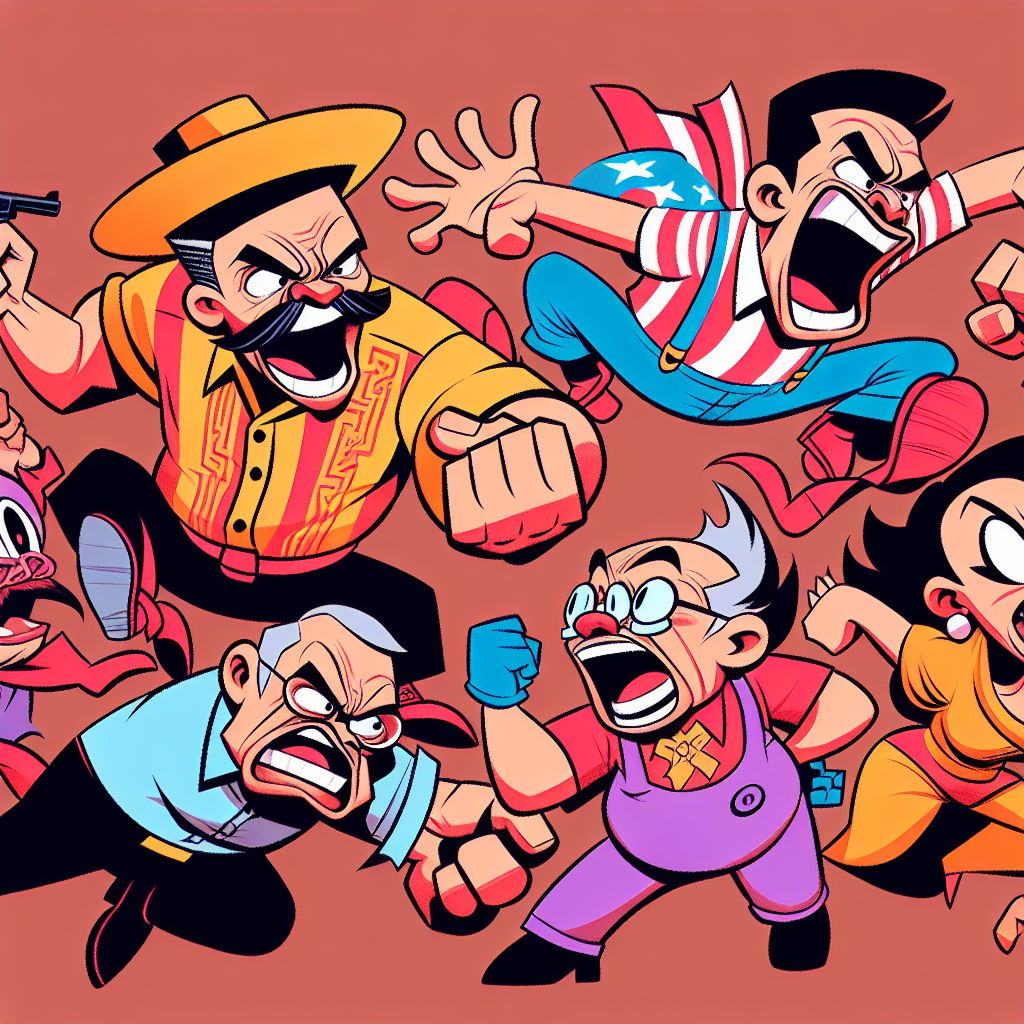 Philippine-American Era Political Cartoon Art Gallery | AI Art ...