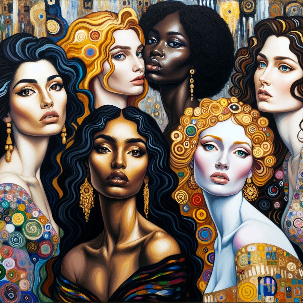 Empowering Women Art Gallery | Diverse and Captivating Portraits | AI ...