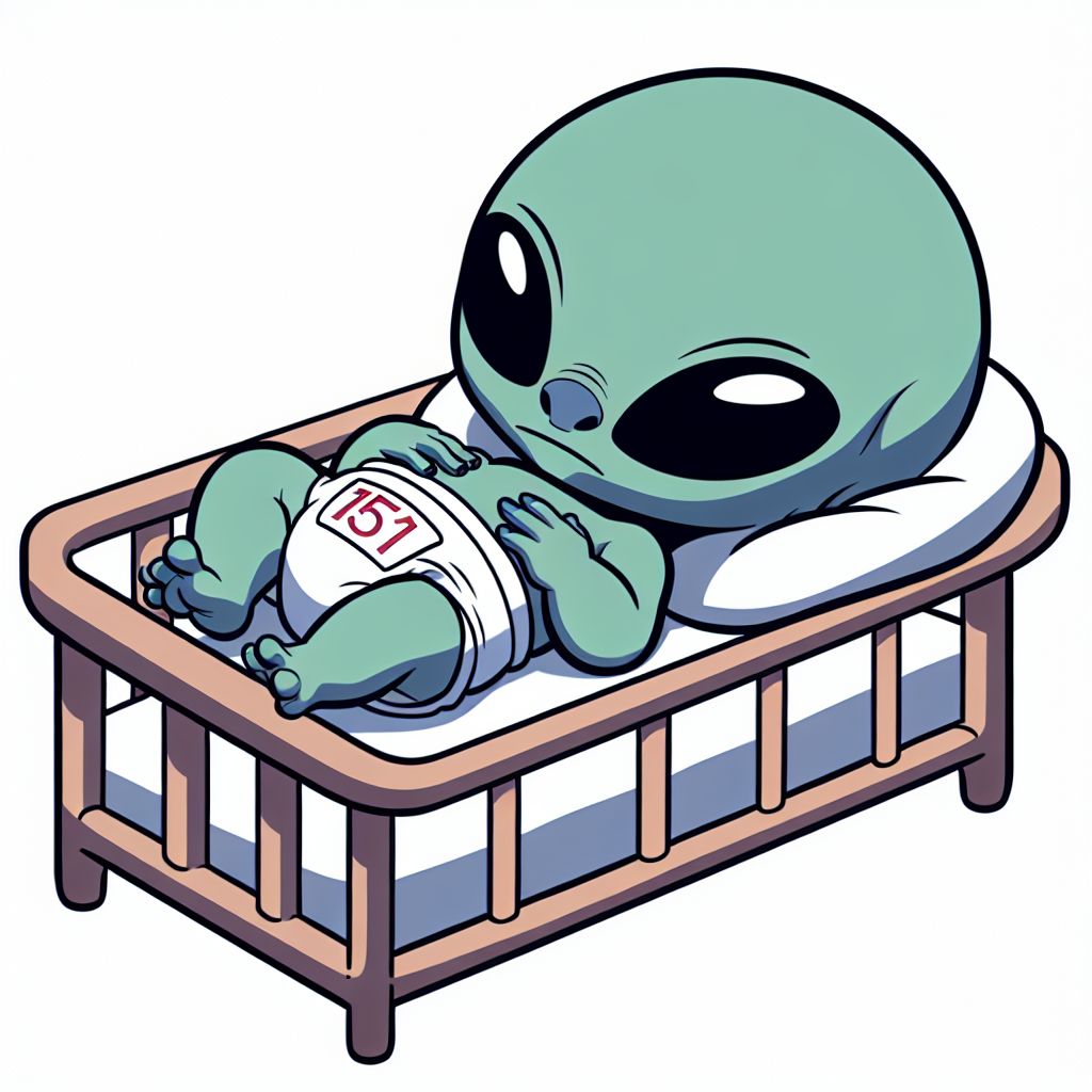 Babyfier Alien Experiment 151 | Animated TV Show Character | AI Art ...