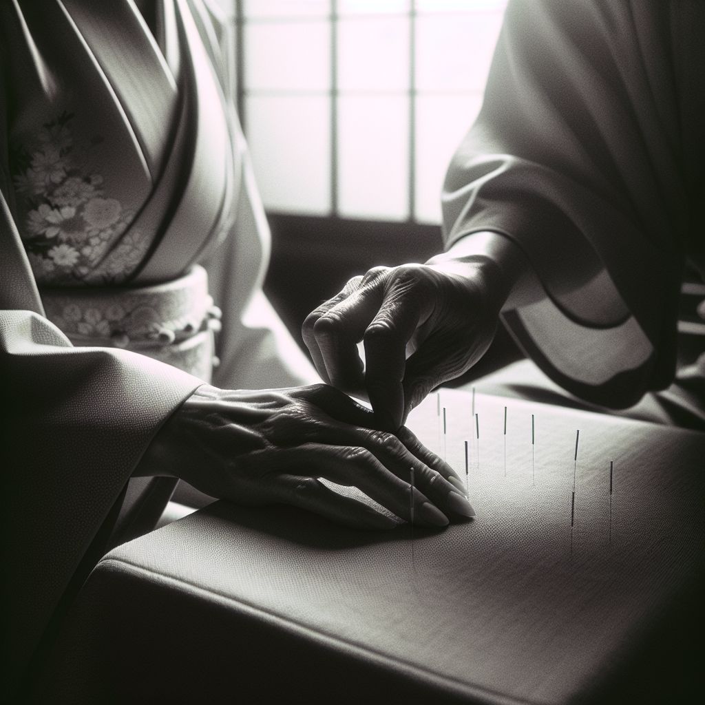 Traditional Japanese Acupuncture Session | Vintage Photo | AI Art ...