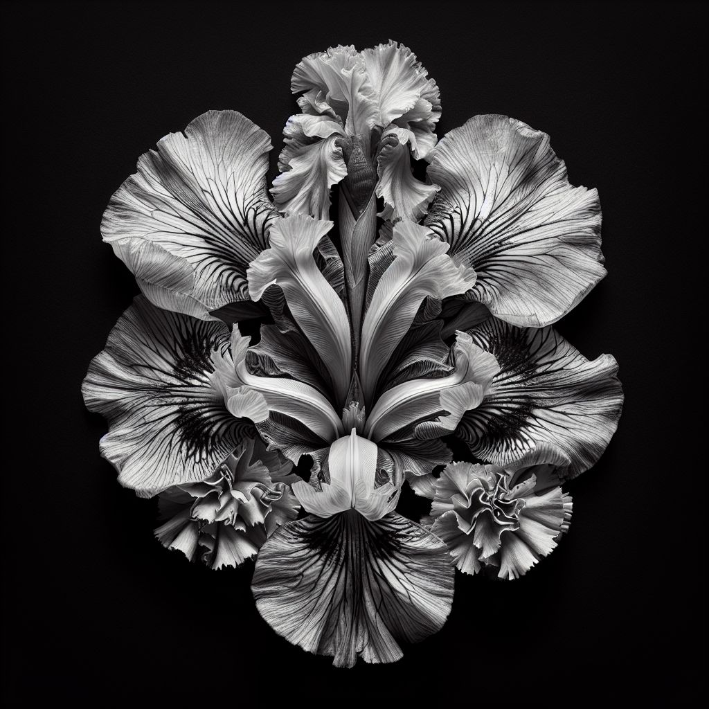 Unique Pressed Flower Chimera Composition Photo | Botanical Photography ...