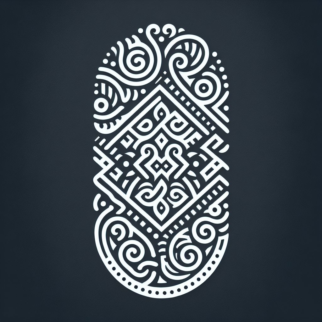 Intricately Detailed Tinguian Tribal Tattoo Design | AI Art Generator ...