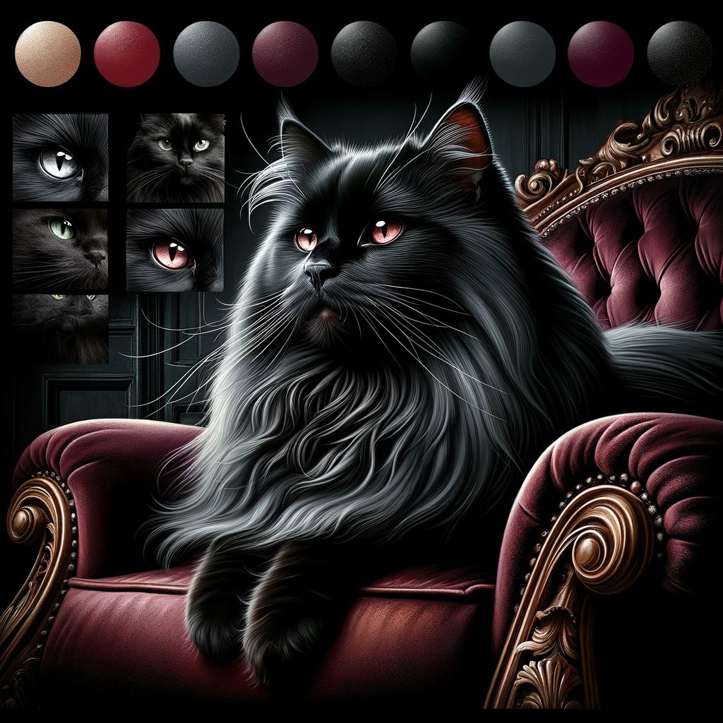Regal Black Cat | Majestic Gothic-Inspired Artwork | AI Art Generator ...