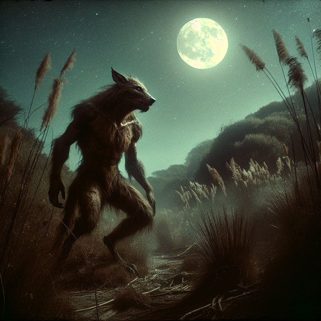 El Lobizón - Mythical Creature in the Wild Pampas | AI Art Generator ...