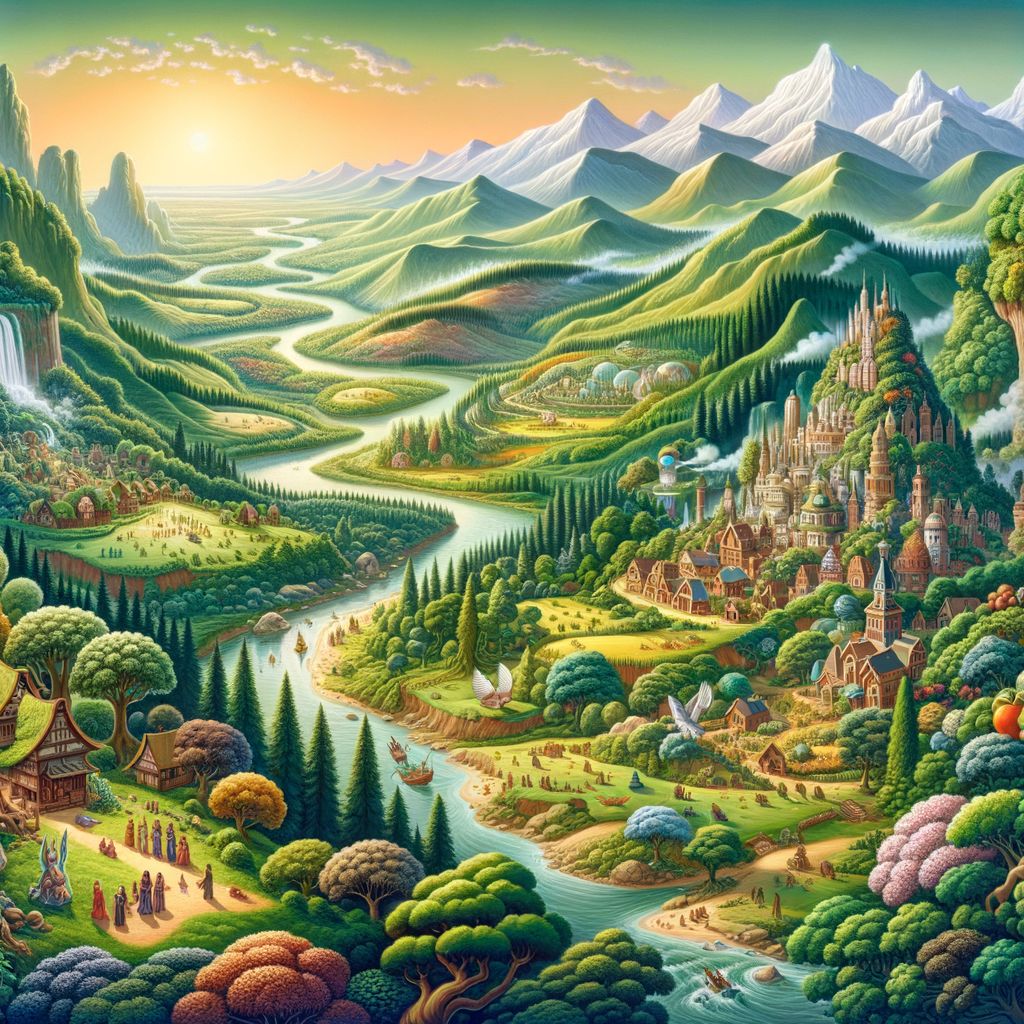 Discover Satyug: A Fantastical World of Serenity and Harmony | AI Art ...