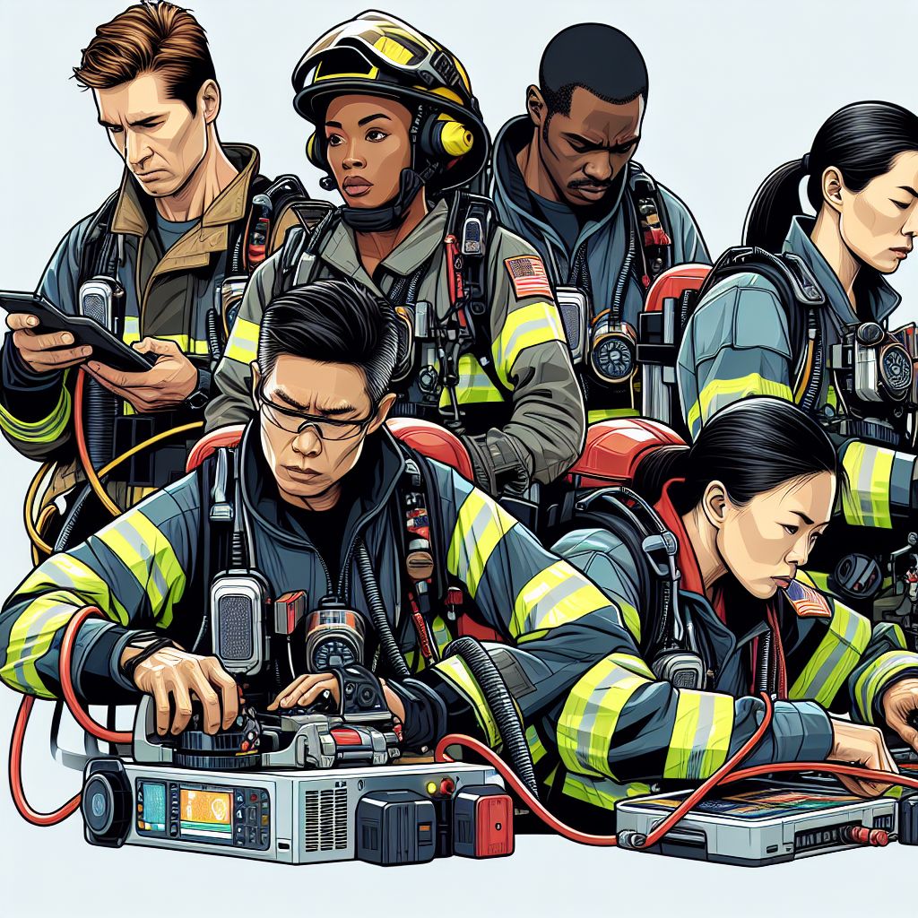 Modern Emergency Responders in Action | AI Art Generator | Easy-Peasy.AI