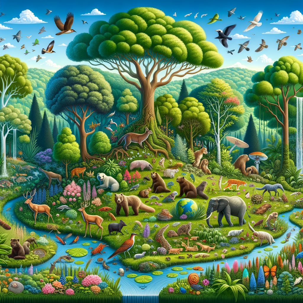Ecological Balance: Flourishing Flora & Fauna Harmony | AI Art ...