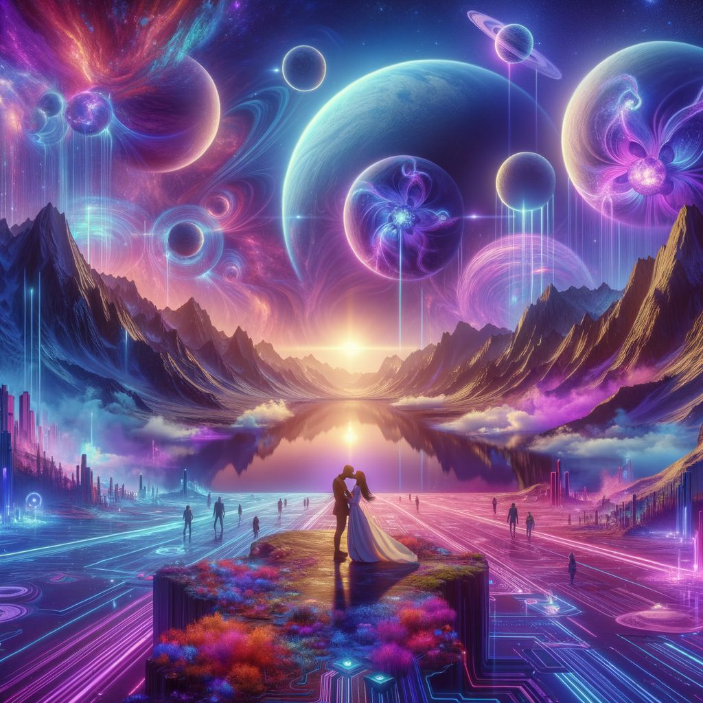 Vibrant Future World: Grandeur of Isoteric Elements | South Asian Woman ...