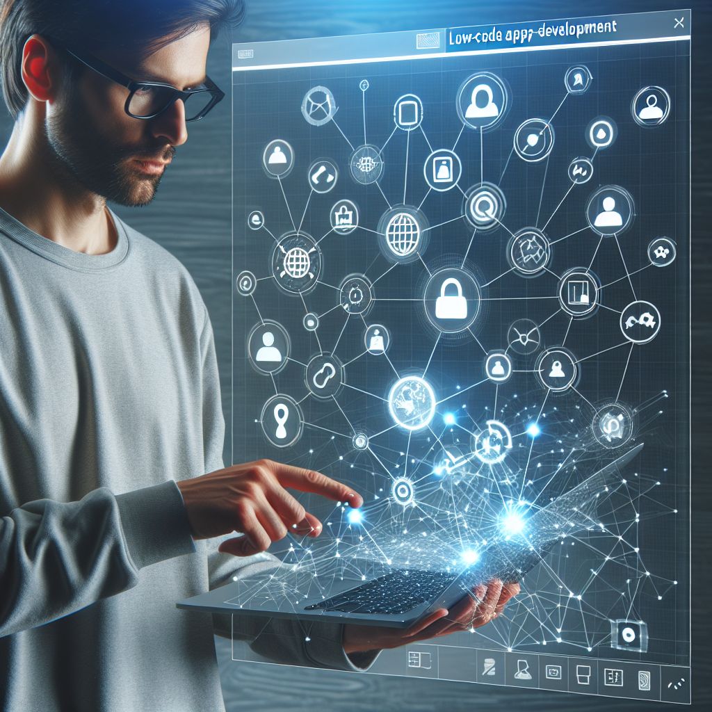 30s Man Developing Low-Code Apps | Tech Platform Network | AI Art ...