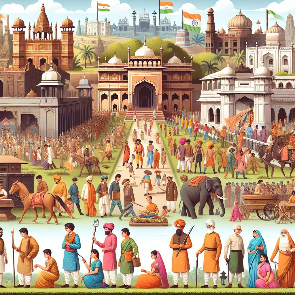 Indian History: Temples, Forts, Festivals & Independence Struggle | AI ...
