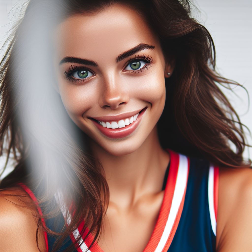 Confident and Stylish Young Woman Portrait | Casual Chic Elegance | AI ...