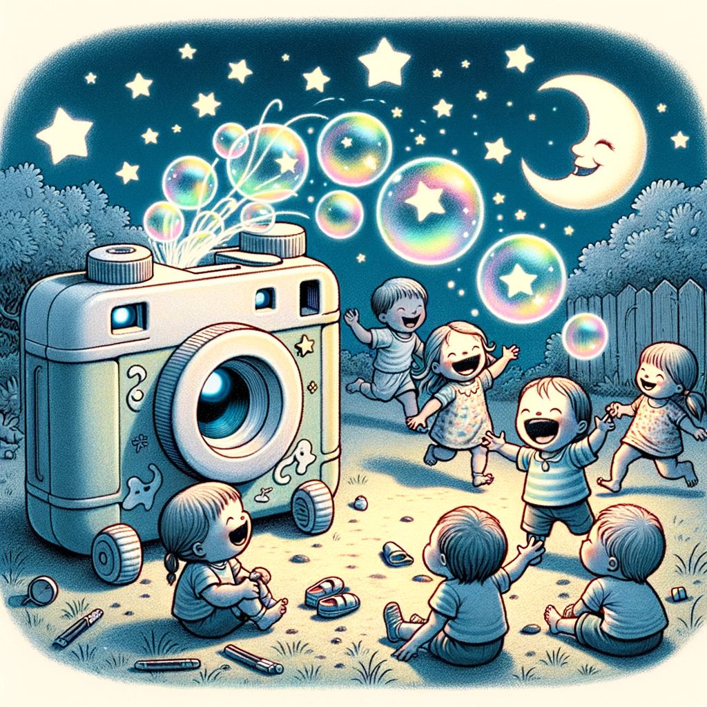 Whimsical Bubble Shutter Captivates Children with Iridescent Bubbles ...