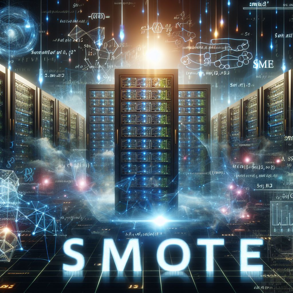 SMOTE: Science and Big Data Image with Servers and Formulas | AI Art ...