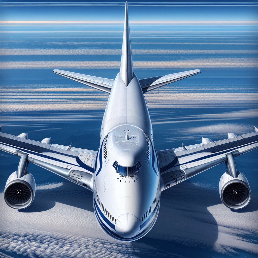 Detailed Illustration of Boeing 747: Magnificent Aircraft Design | AI ...