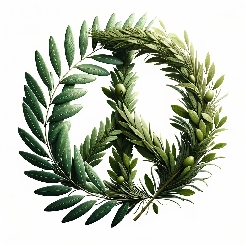 Palm and Olive Branches - Symbol of Peace | AI Art Generator | Easy ...