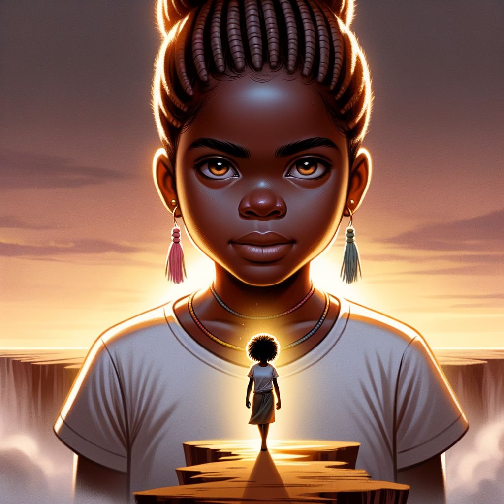 Young African Girl Demonstrating Courage and Bravery | Inner Strength ...