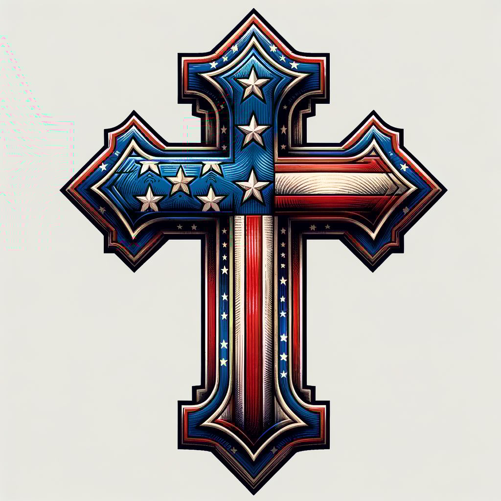 Cross Tattoo Design with Historical American Flag Symbolism | AI Art ... Cross Tattoo Design with Historical American Flag Symbolism | AI Art ...