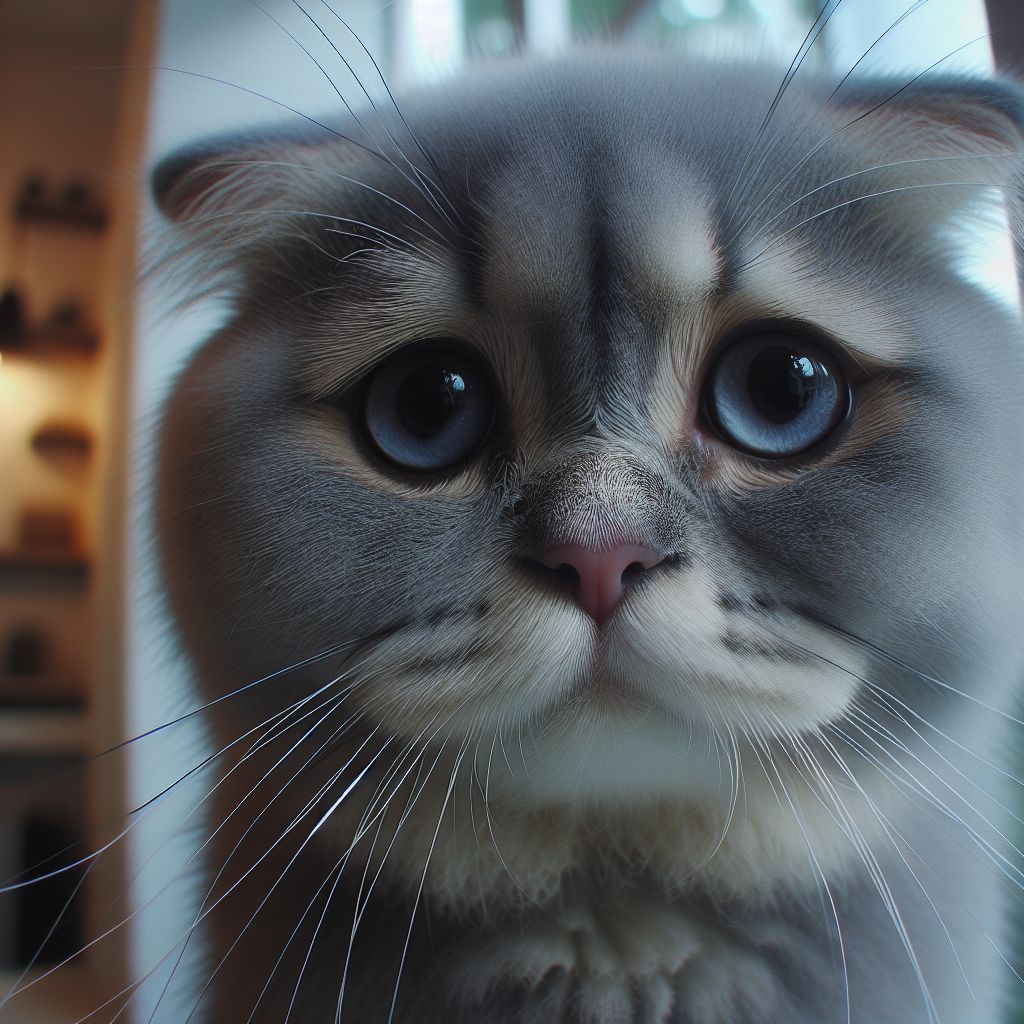 Sad Blue Cat - Find Cuteness in Every Shade | AI Art Generator | Easy ...