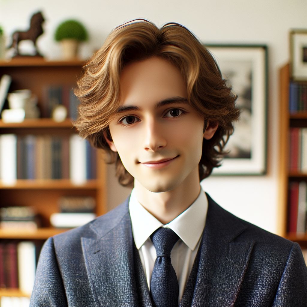 Professional Portrait with Gentle Smile | Business Attire | AI Art ...
