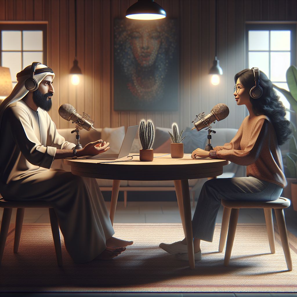 Multicultural Podcast Recording Session | Engaging Conversation | AI ...