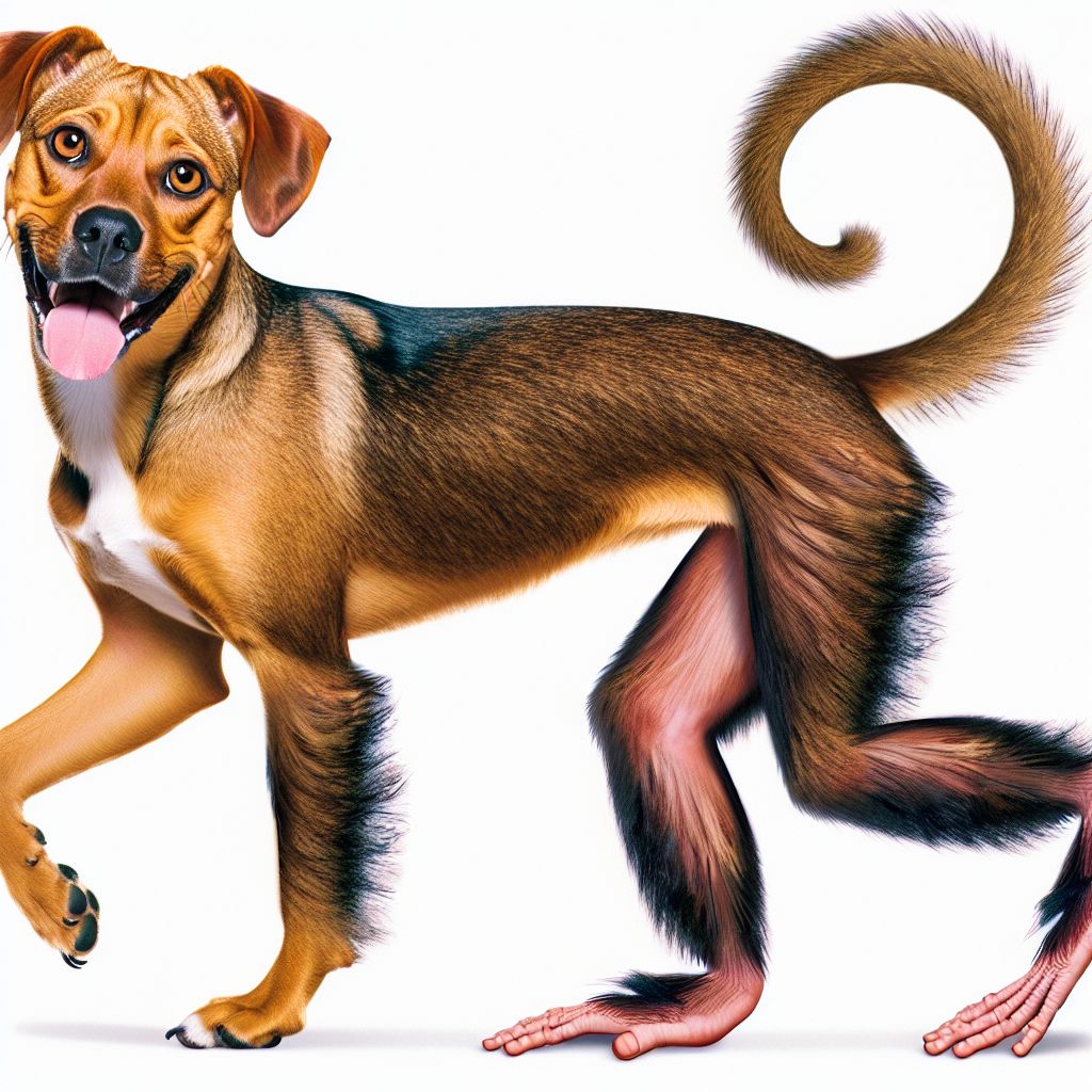 Dog-Monkey Hybrid: Playful Creature with Unique Features | AI Art ...