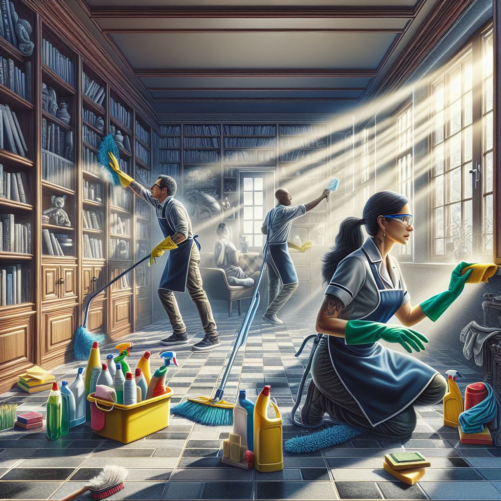 Professional Cleaning Services | Efficient & Thorough Process | AI Art Generator | Easy-Peasy.AI