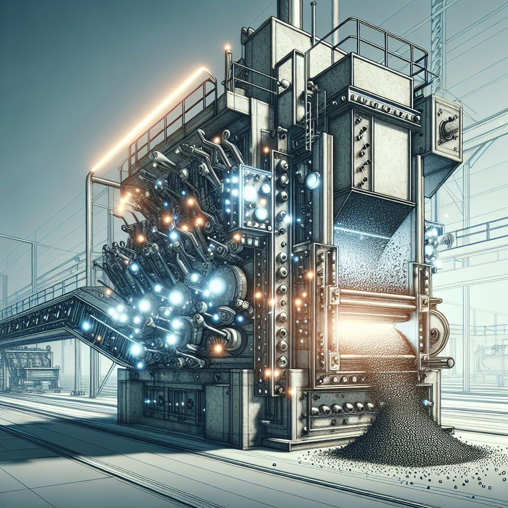 Advanced Lightweight Concrete Production Machine | AI Art Generator | Easy-Peasy.AI