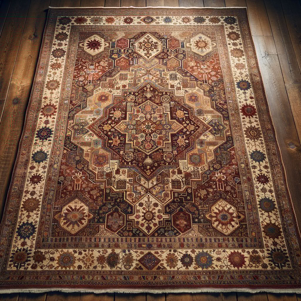 Antique Persian Rug | Intricate Design, Geometric Patterns | AI Art ...
