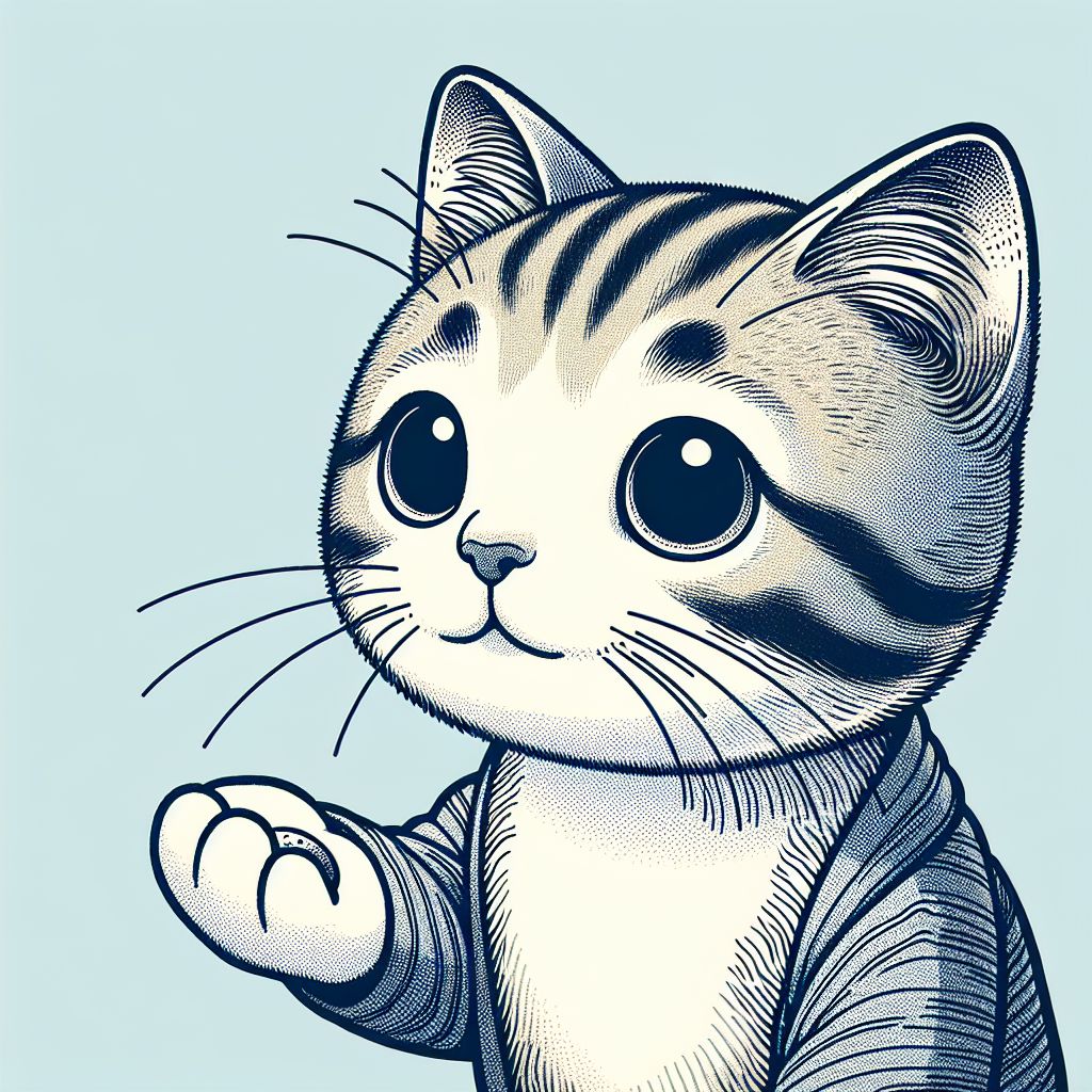 Cute Cat in 45-Degree Side View Holding Something | AI Art Generator ... Cute Cat in 45-Degree Side View Holding Something | AI Art Generator ...
