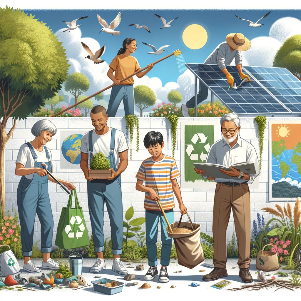 Diverse Conservation Activities in Detailed Environmental Scene | AI ...