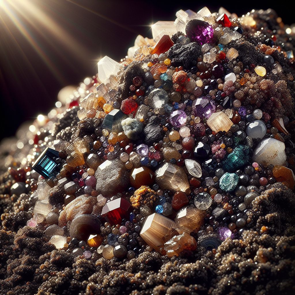 Dazzling Collection of Minerals on Enriched Earth | Earth's Treasures ...