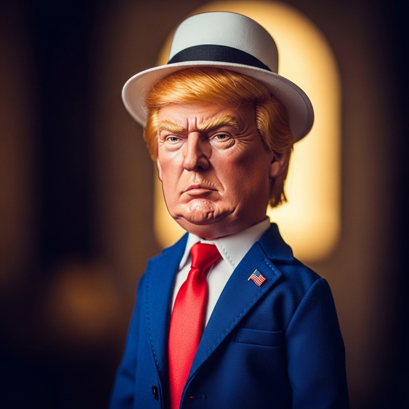 Trump Doll - Collectible Political Figurine | AI Art Generator | Easy ...