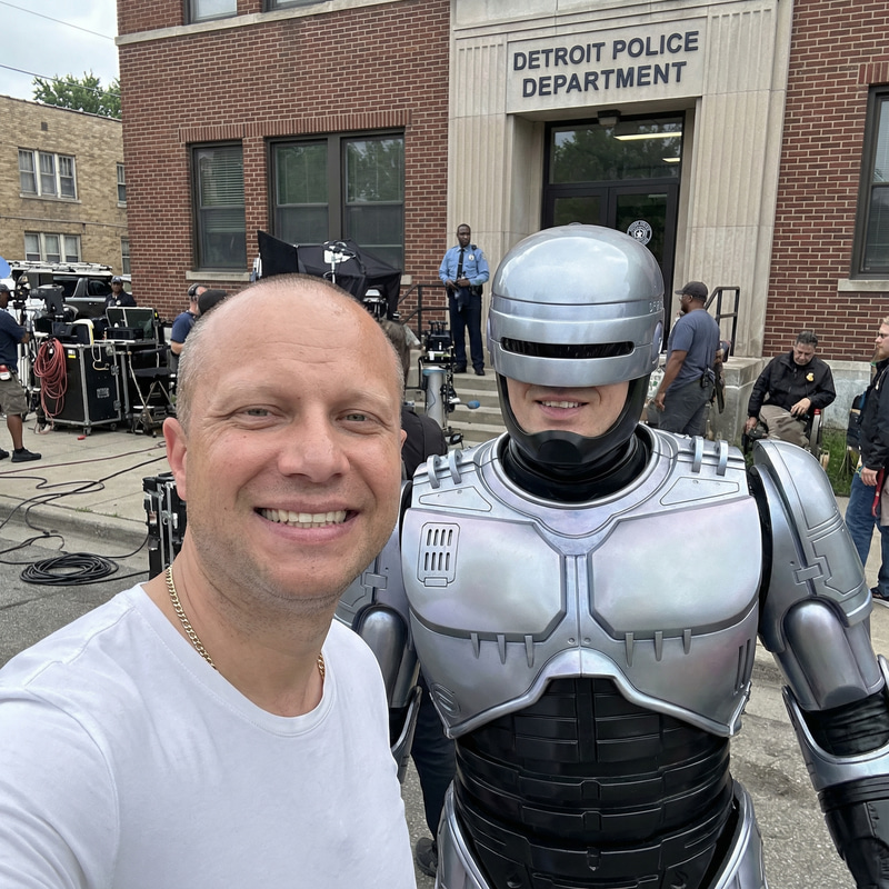 Epic RoboCop Selfie at Detroit Police Station | AI Art Generator | Easy ...